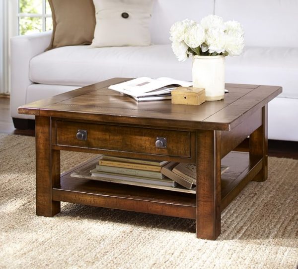 Natural Solid Wood Coffee Table - Costa Rican Furniture